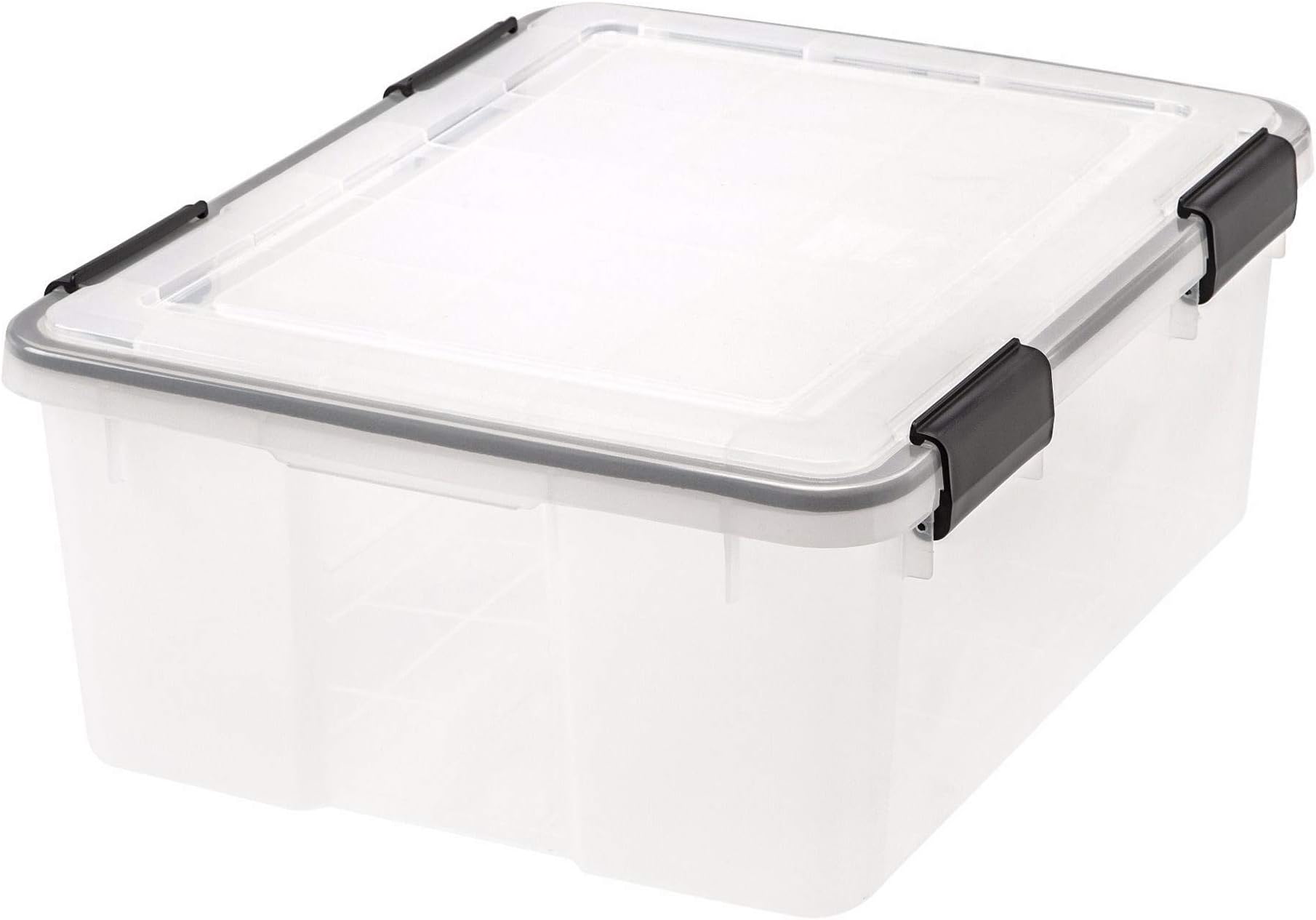 Amazon.com - Sterilite 37 Qt Gasket Box, Stackable Storage Bin with ...