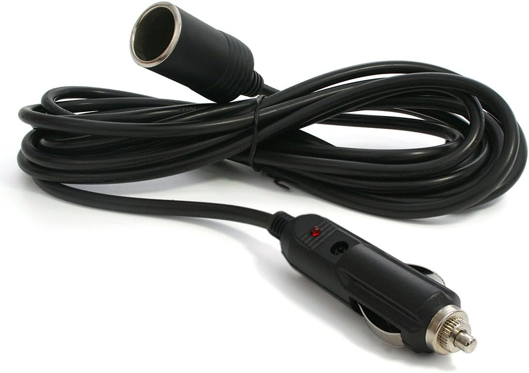 Amazon.com: TIRETEK Premium 13 ft 12 Volt Cigarette Lighter Extension ...
