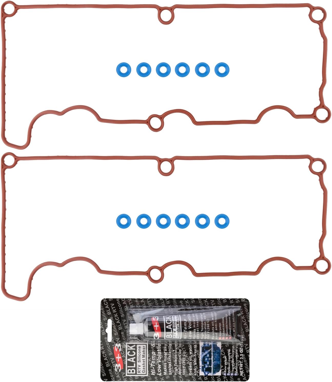 VS50529R VS50323 Valve Cover Gasket & 3.4oz Gasket Maker Fits For Ford ...