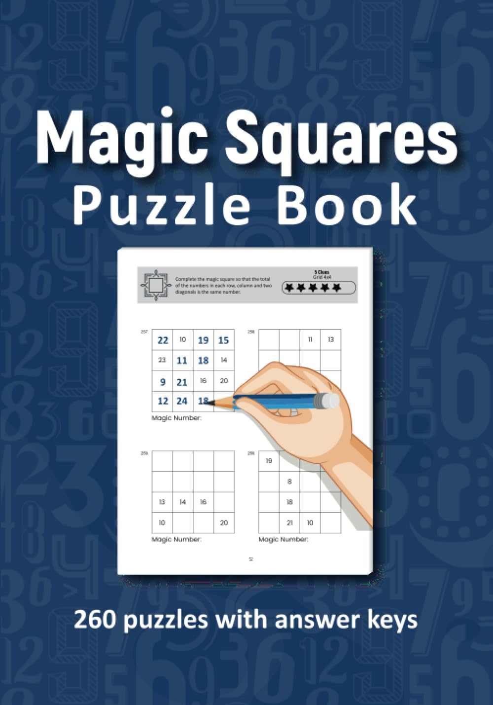 Magic Squares Puzzle Book: Fun, Challenging, and Educational ...