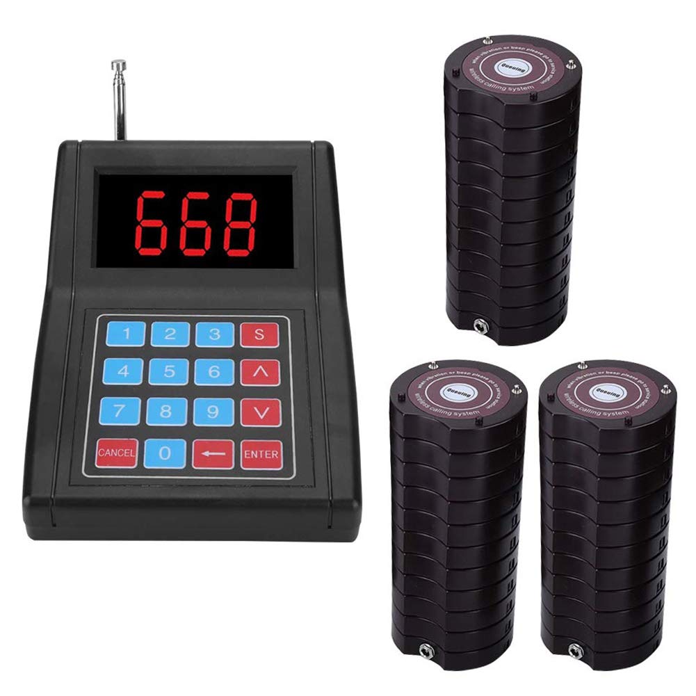 Buy Hppbody Wireless Paging Queue System for Restaurant with 1 Keyboard ...