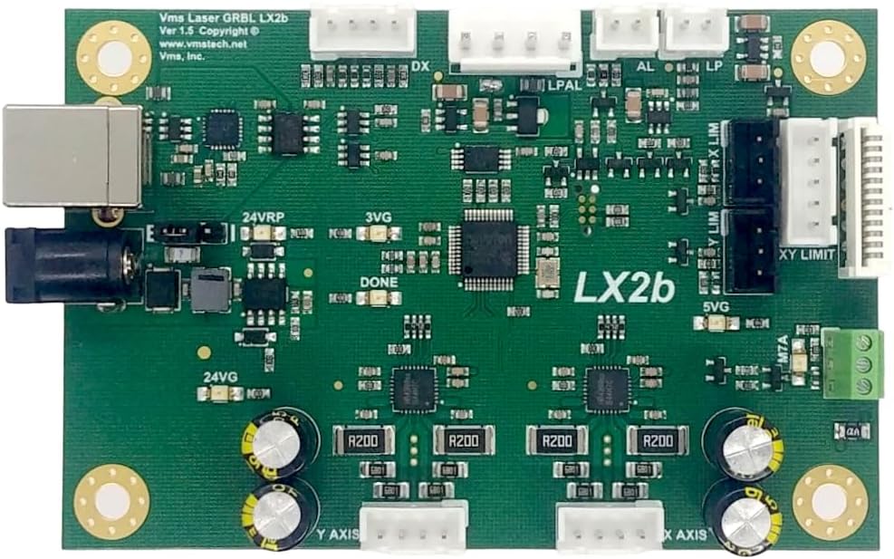 Vms LightBurn & Laser GRBL Compatible LX2b Enhanced C02 Laser ...