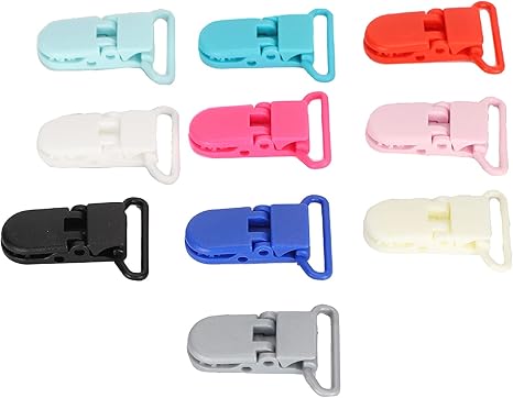 Amazon.com: Zerodis 10Pcs Suspender Clips, Men Suspender Clips Sheet ...