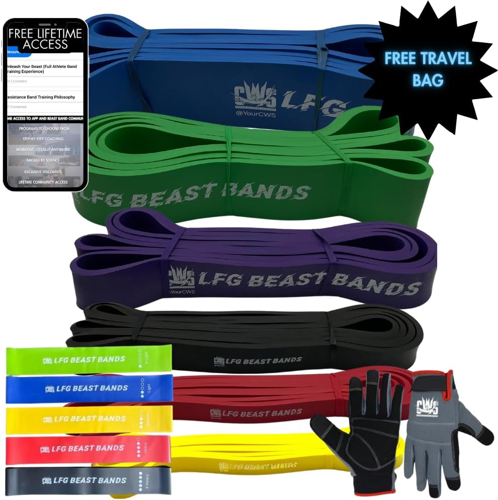 Amazon.com: Beast Bands Resistance Bands for Working Out- 11 Fitness ...