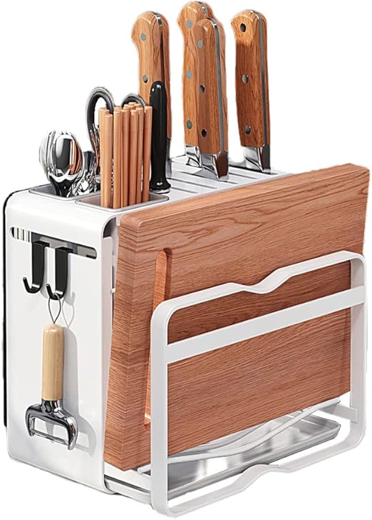 Tourramit Portacoltelli da Appoggio Porta Coltello da Cucina Scaffale ...