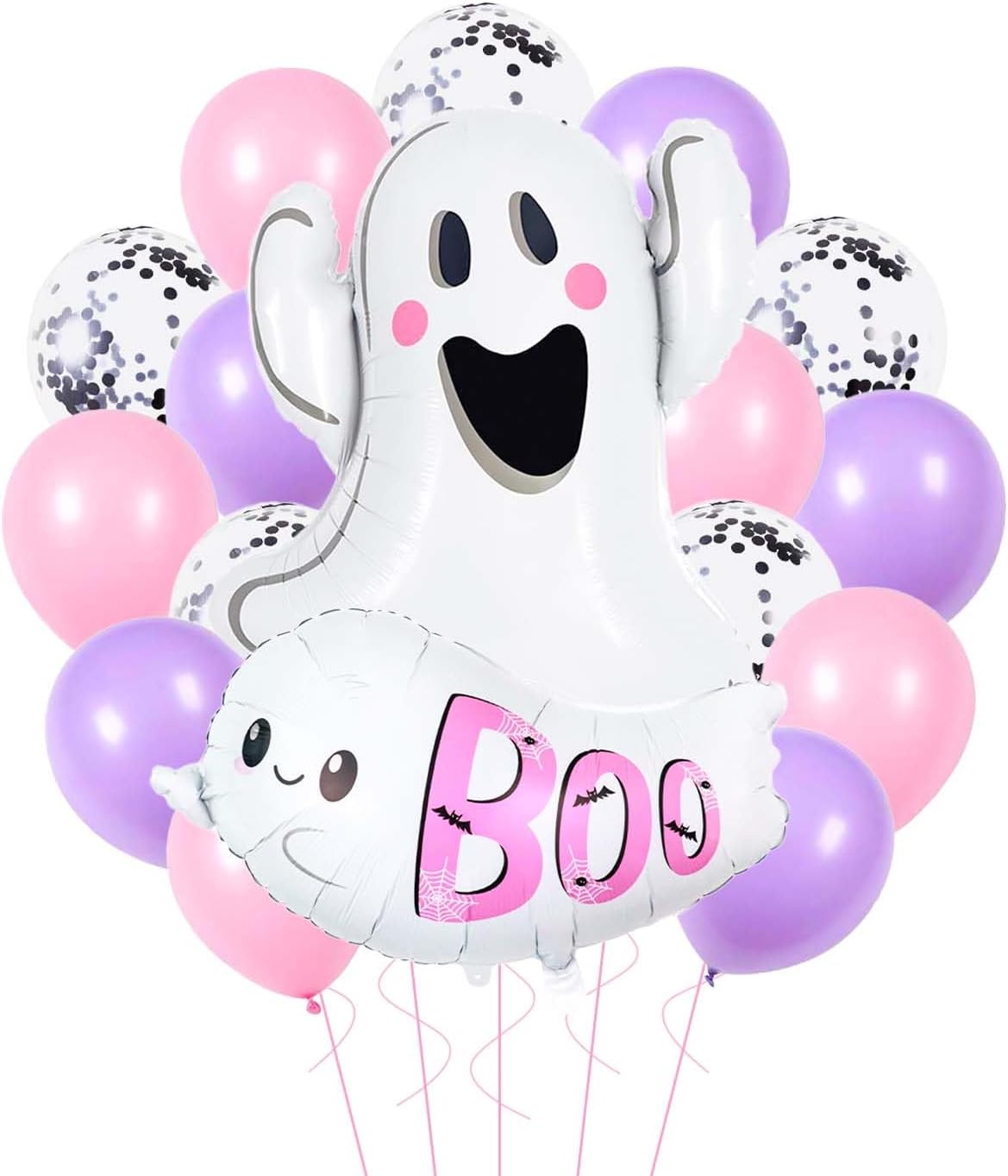 Amazon.com: Ghost Halloween Balloons, Cute Halloween Decorations ...