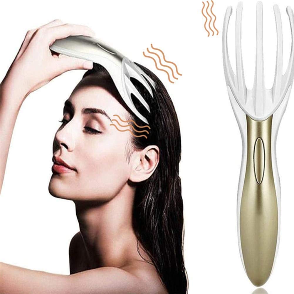 Buy Electric Head Massager Neck Massage Octopus Scalp Stress Relax Spa ...