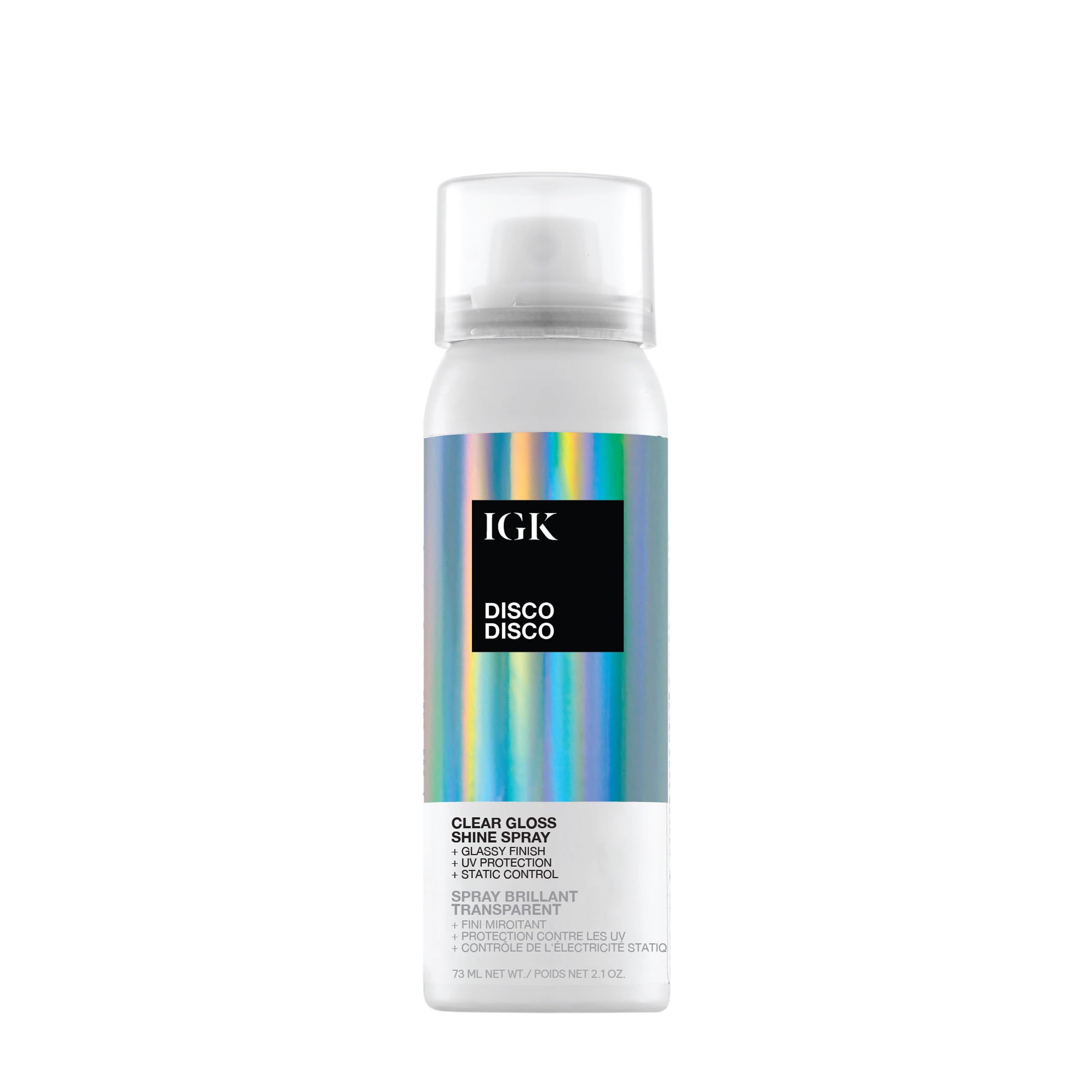 Amazon.com: IGK Disco Disco Clear Gloss Shine Spray 73 ml / 2.1 oz ...