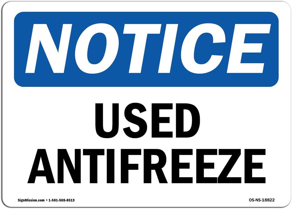 Amazon.com: Caution Used Oil Stickers 7 X 5 Inch Waterproof Hazard ...