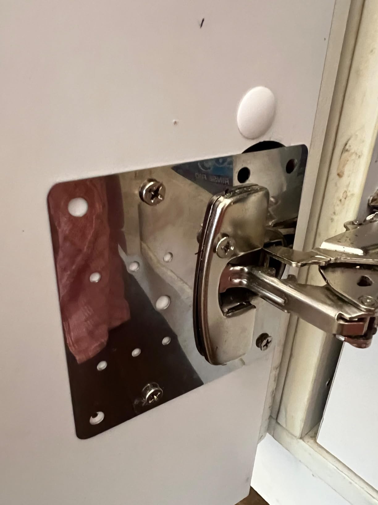 6 PCS Hinge Repair Plate,Stainless Steel Fix The Hinge Side Plate ...