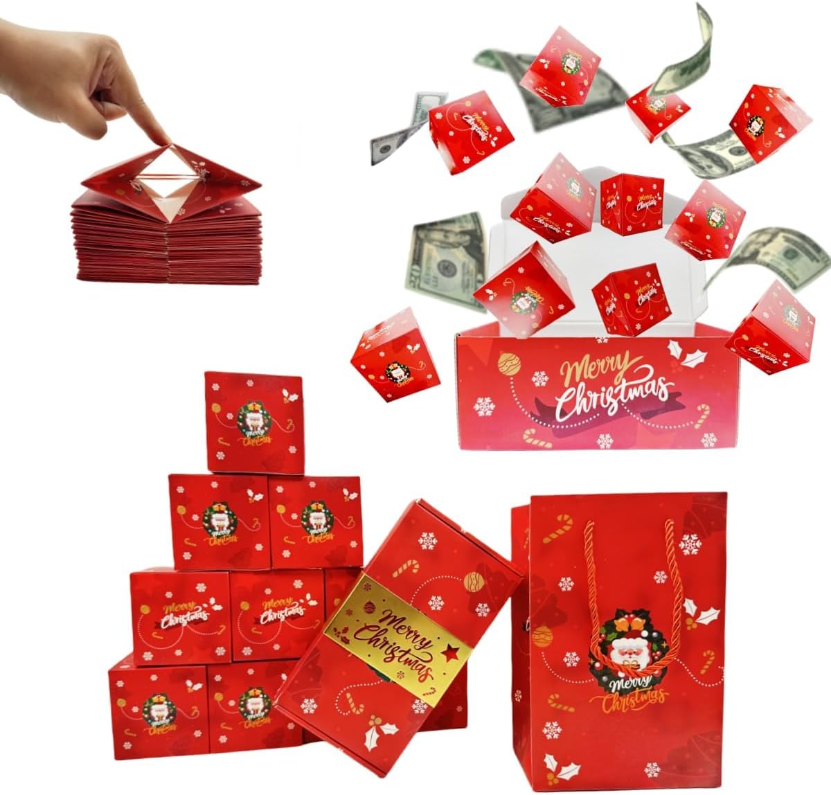 Amazon.com: YYPLIAN Surprise Box Gifts, 20PCS Exploding Money Boxes for ...