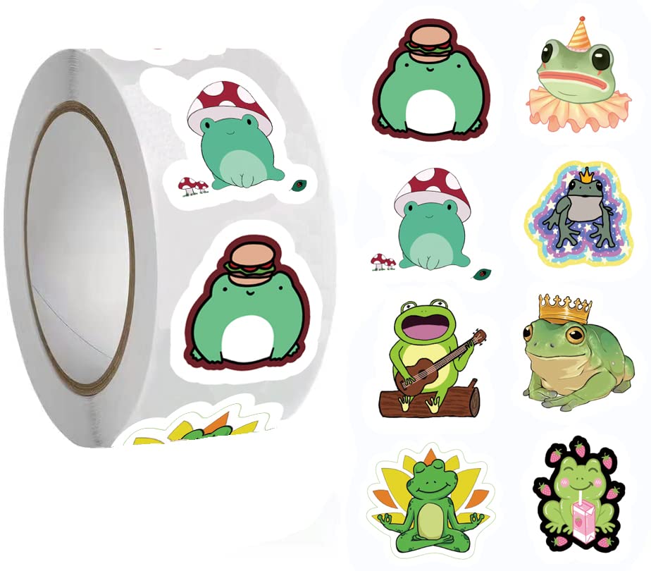 Amazon.com: Frog Stickers for Kids 500pcs Cute Animals Birthday Party ...