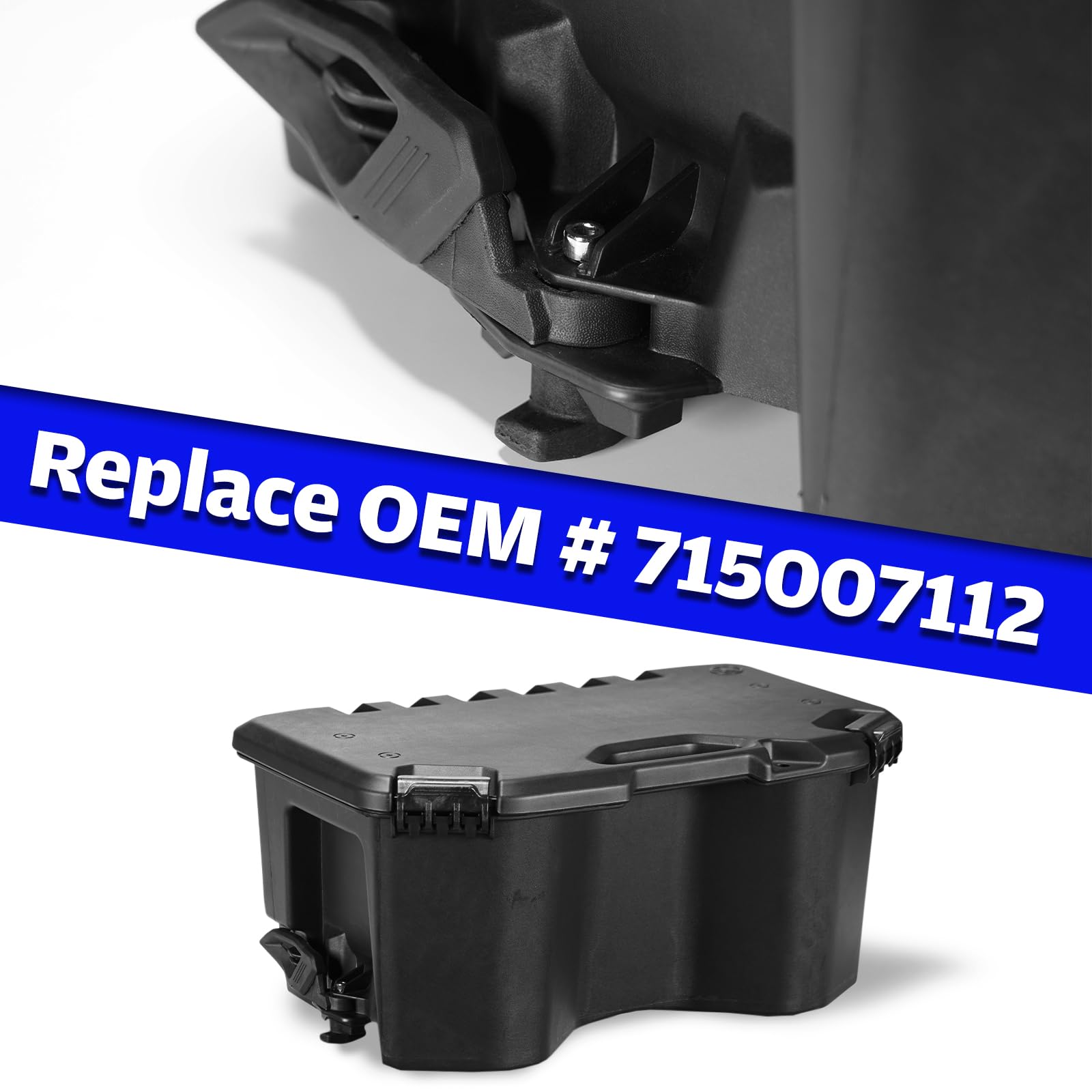 HAKA TOUGH UTV 20 Liter / 5.2 Gallon Rear Cargo Box for Can Am Maverick ...