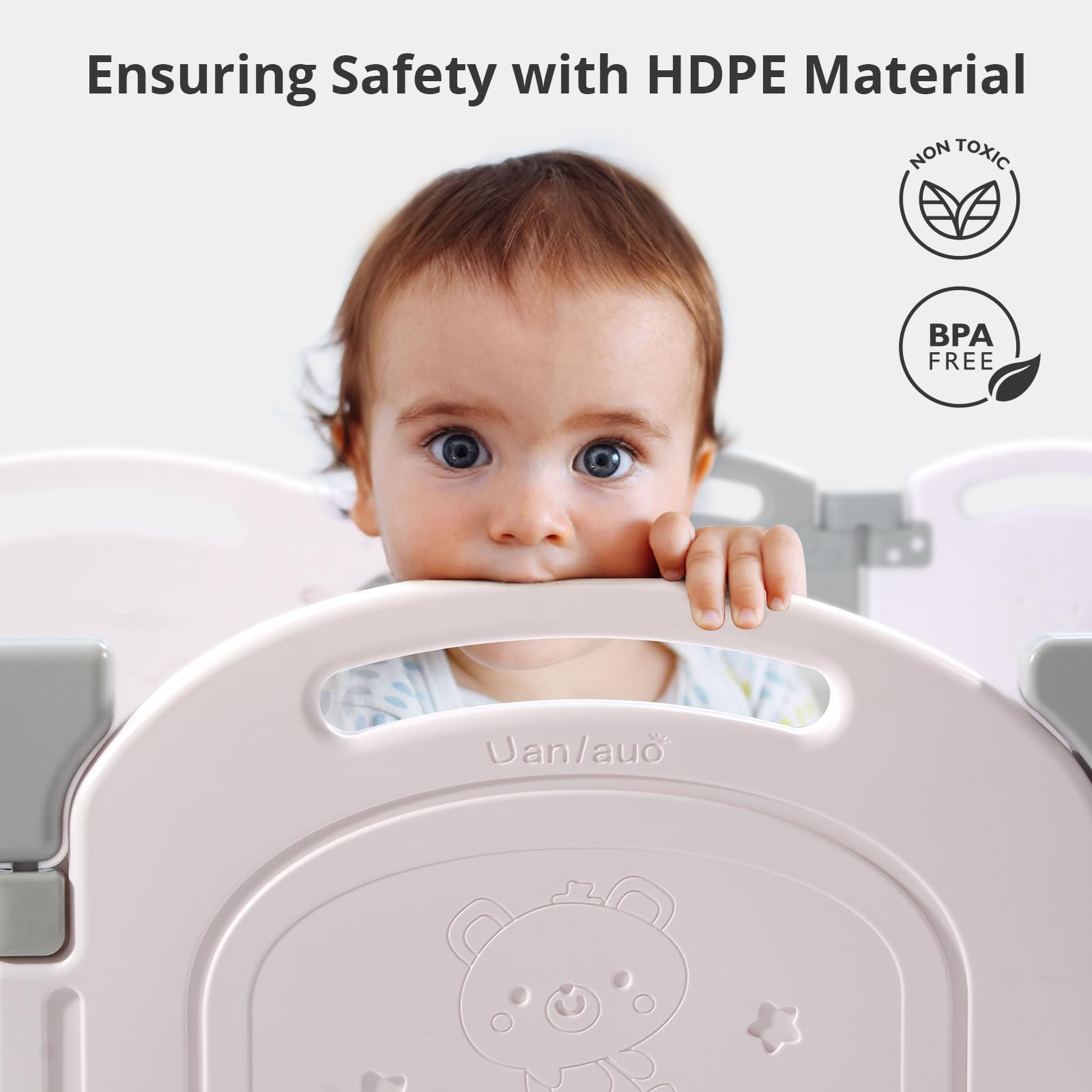 Snapklik.com : Uanlauo Baby Playpen, 18 Panel Foldable Play Yard For ...