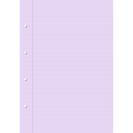 A4 Refill Pack Assorted Colour Lined Notepapers Dyslexia Tinted Writing ...