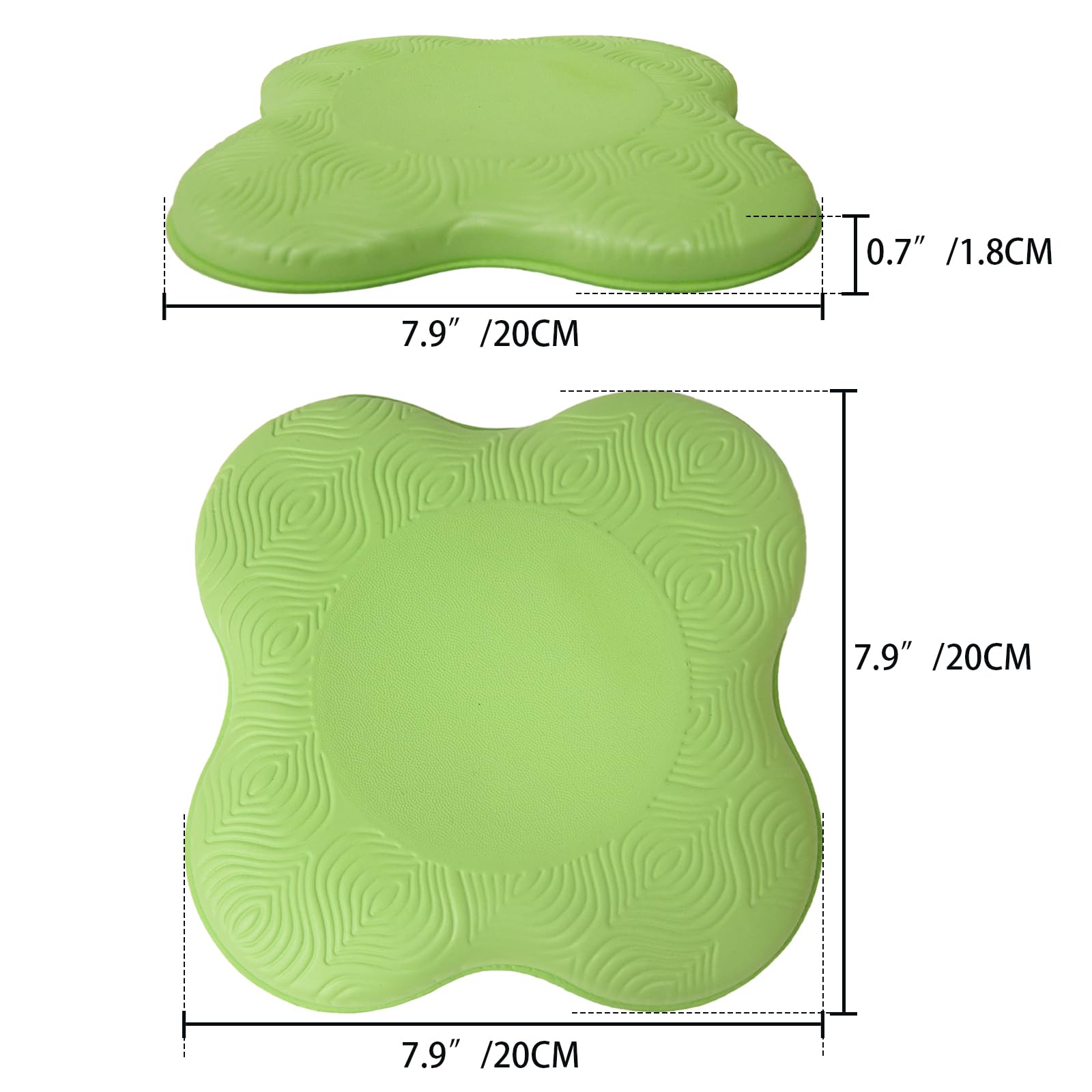 Snapklik.com : Yoga Knee Pads 2 Pack, Yoga Knee Cushion Thick, Exercise ...