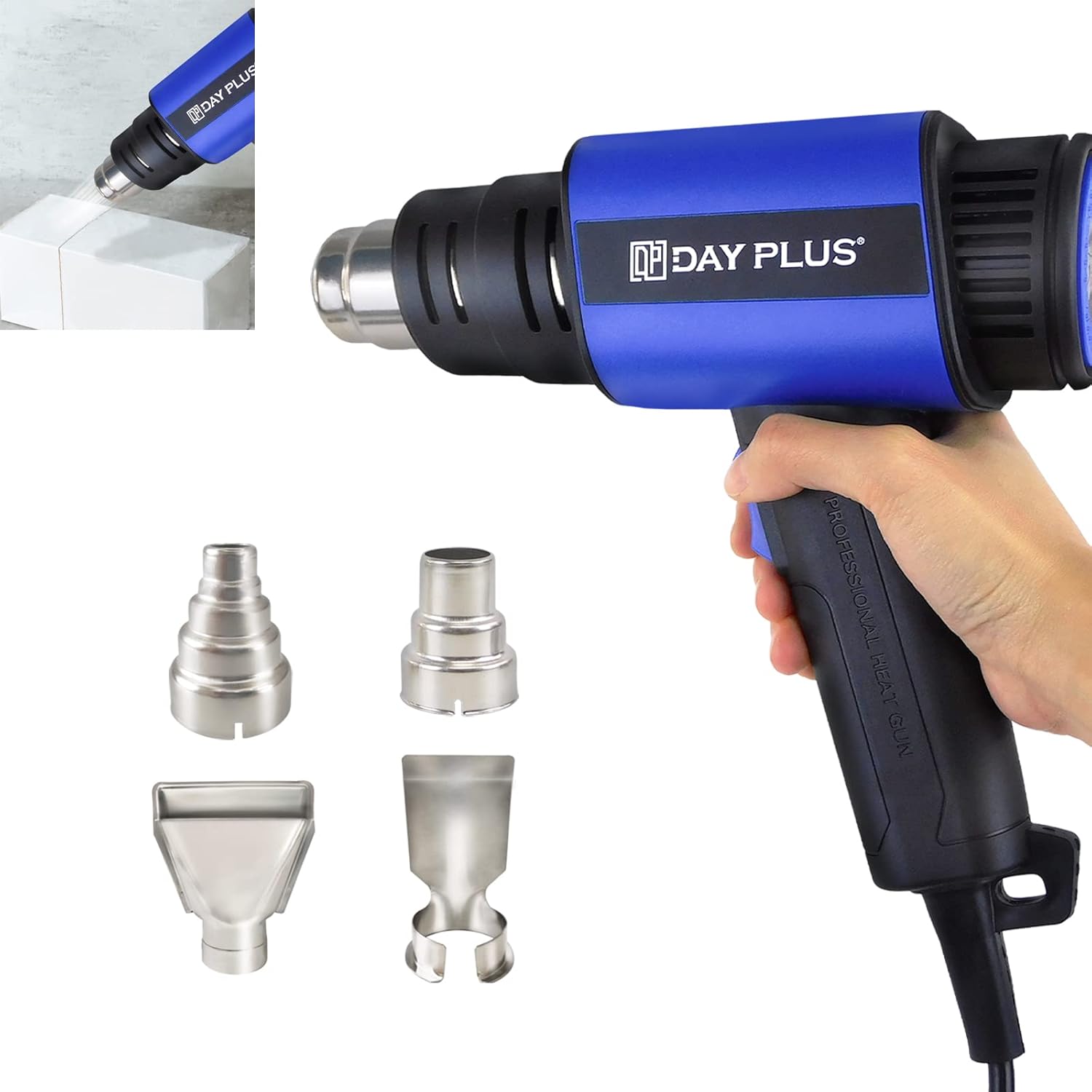 Heatgun 1500W Hot Air Guns for Shrink Wrapping Paint Removal Automotive ...