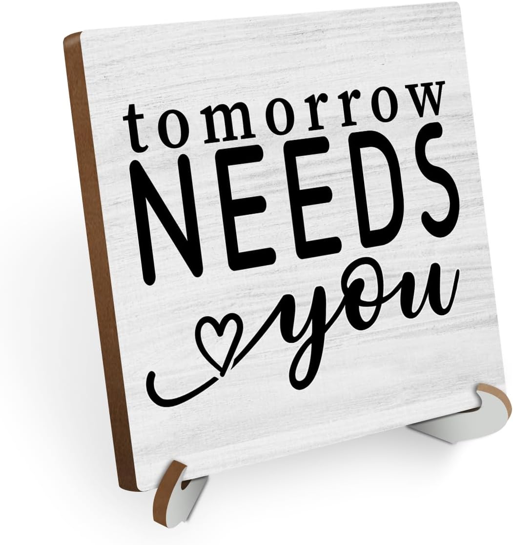 Amazon.com: Motivational Mental Health Therapy Office Wood Sign ...