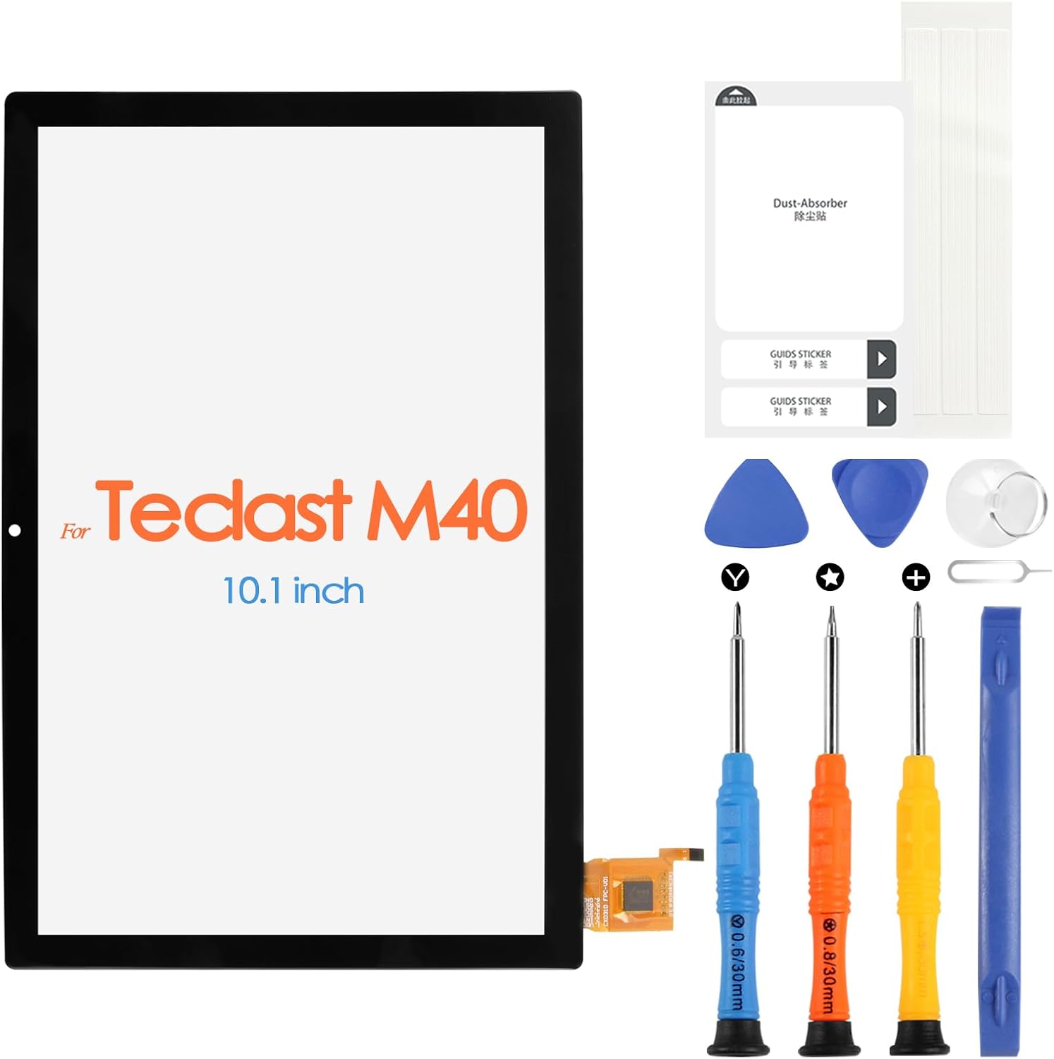 ARSSLY Touch Screen for Teclast M40 Replacement, Digitizer Kit with ...