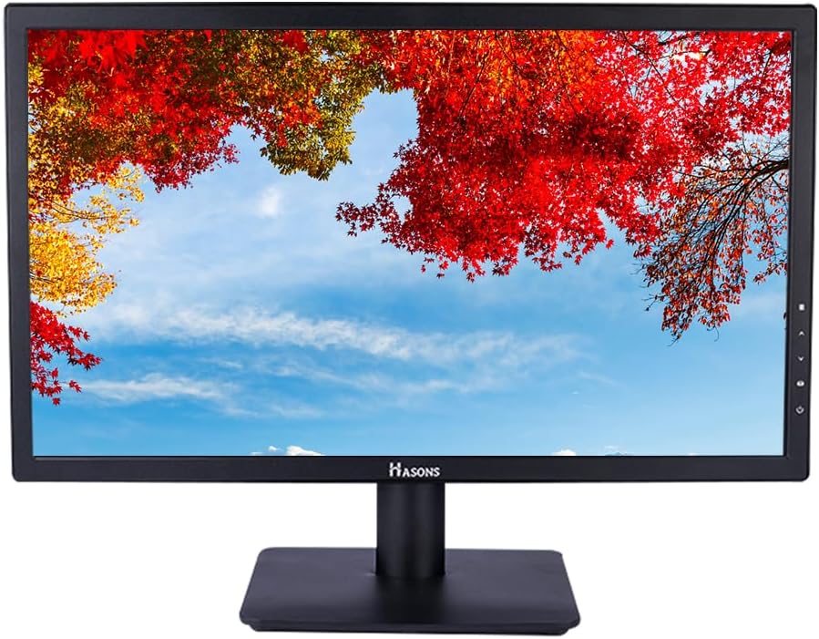 HASONS Monitor-VGA/HDMI Full HD 1080p 22 Inch/55.8 Cms LED 1920 x 1080 ...