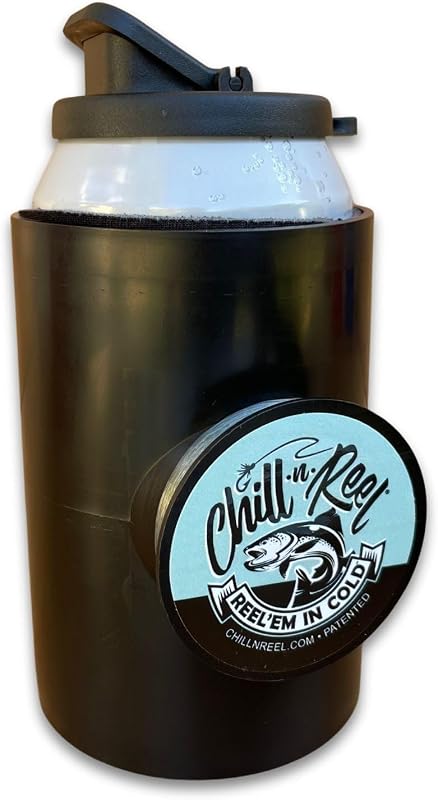 Chill-N-Reel Fishing Can Cooler (from Shark Tank) | Hard Shell Drink ...