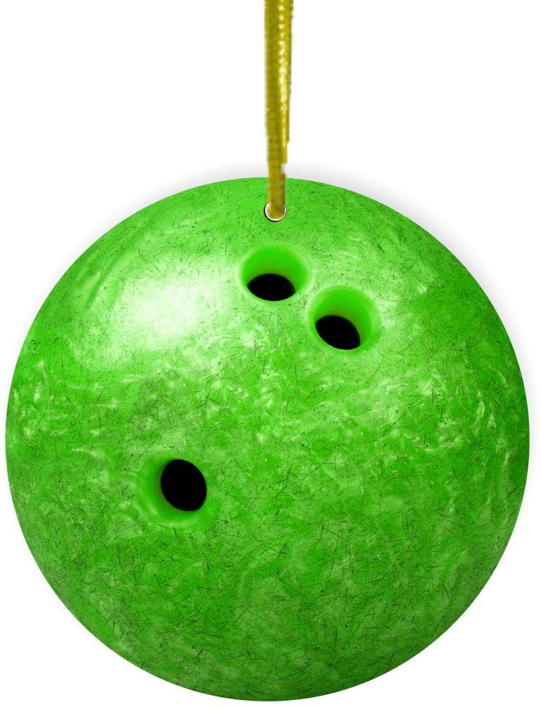 Green Marble Bowling Ball