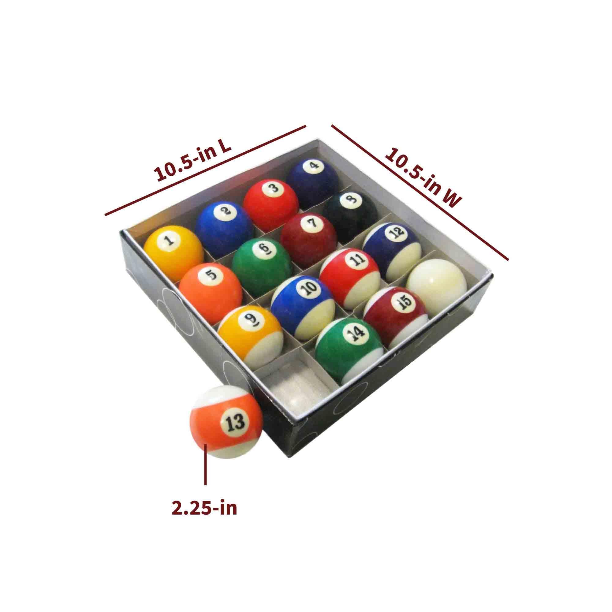Snapklik.com : Pool Table Regulation Billiard Ball Set