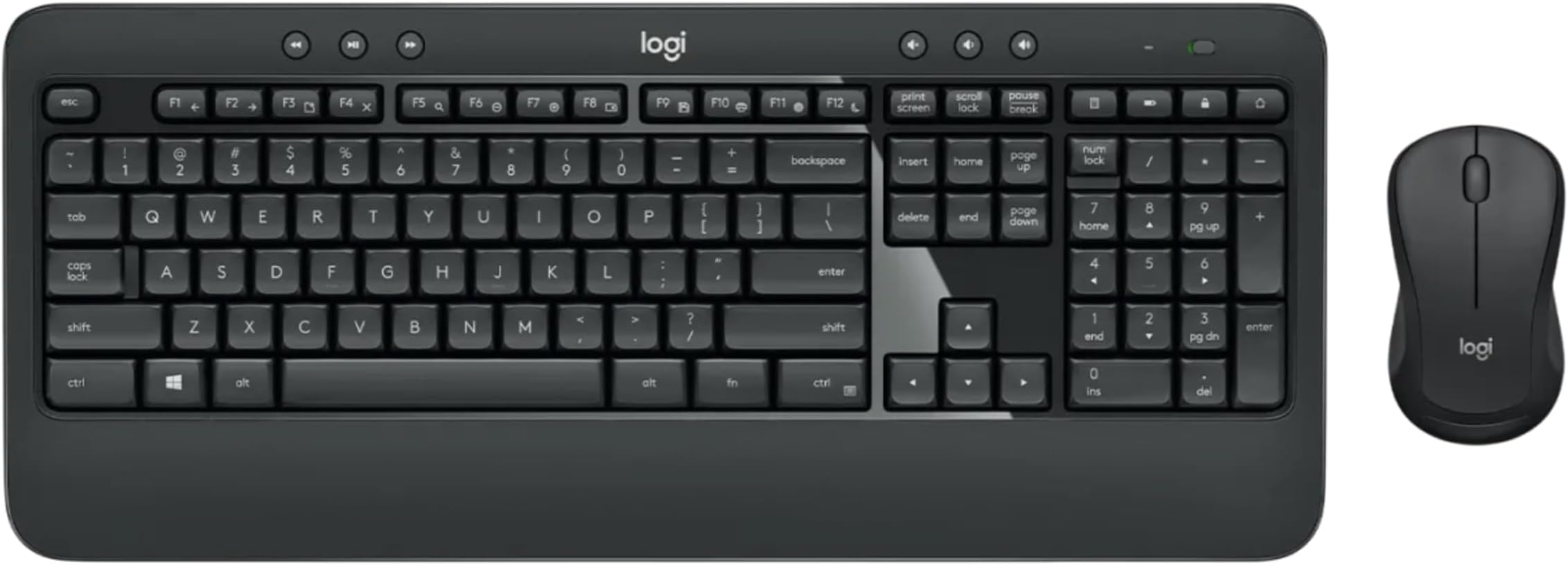 Logitech Wave Keys Mk670 Combo Wireless Ergonomic Keyboard With Signature M550 L