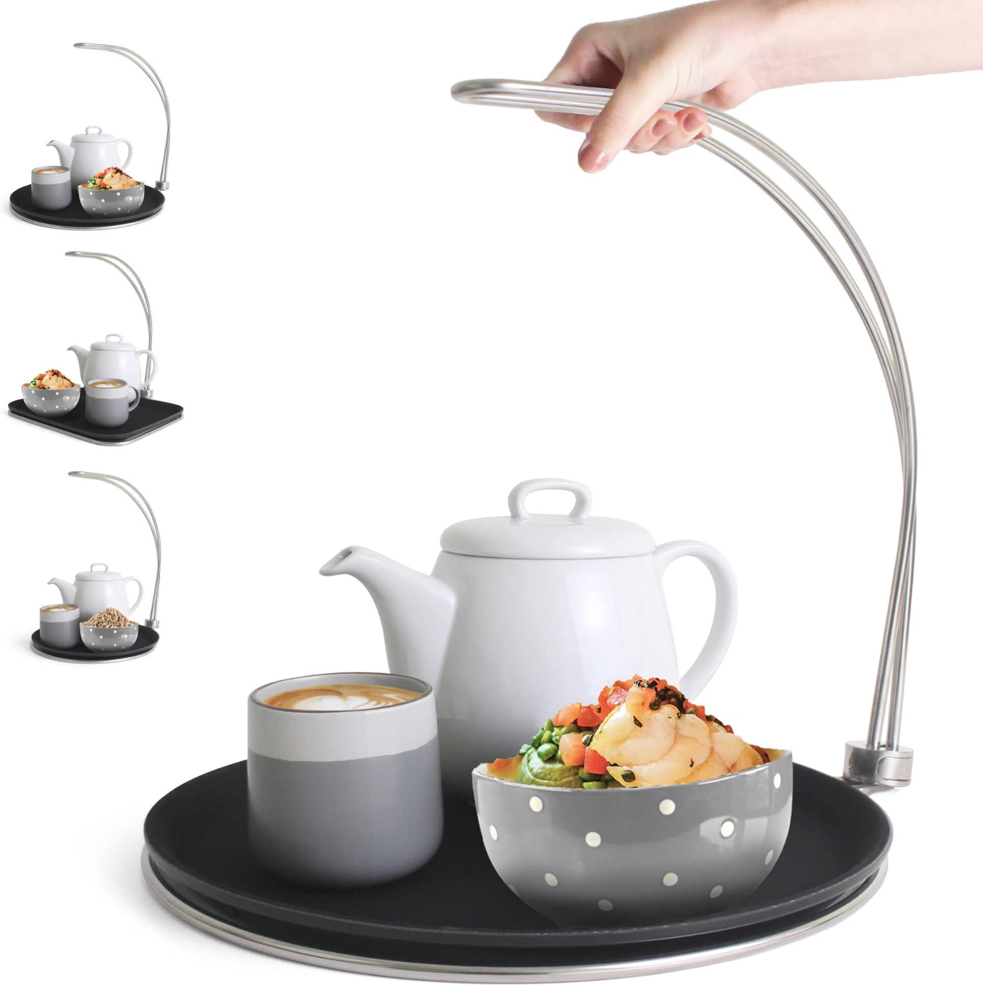 Single Handed Tipsi Tray - Easy to Use Serving Tray, Premium Carry Tray ...