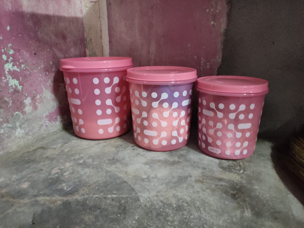 Buy Milton Storex Plastic Container Set, 3-Pieces, Pink Online at Low ...