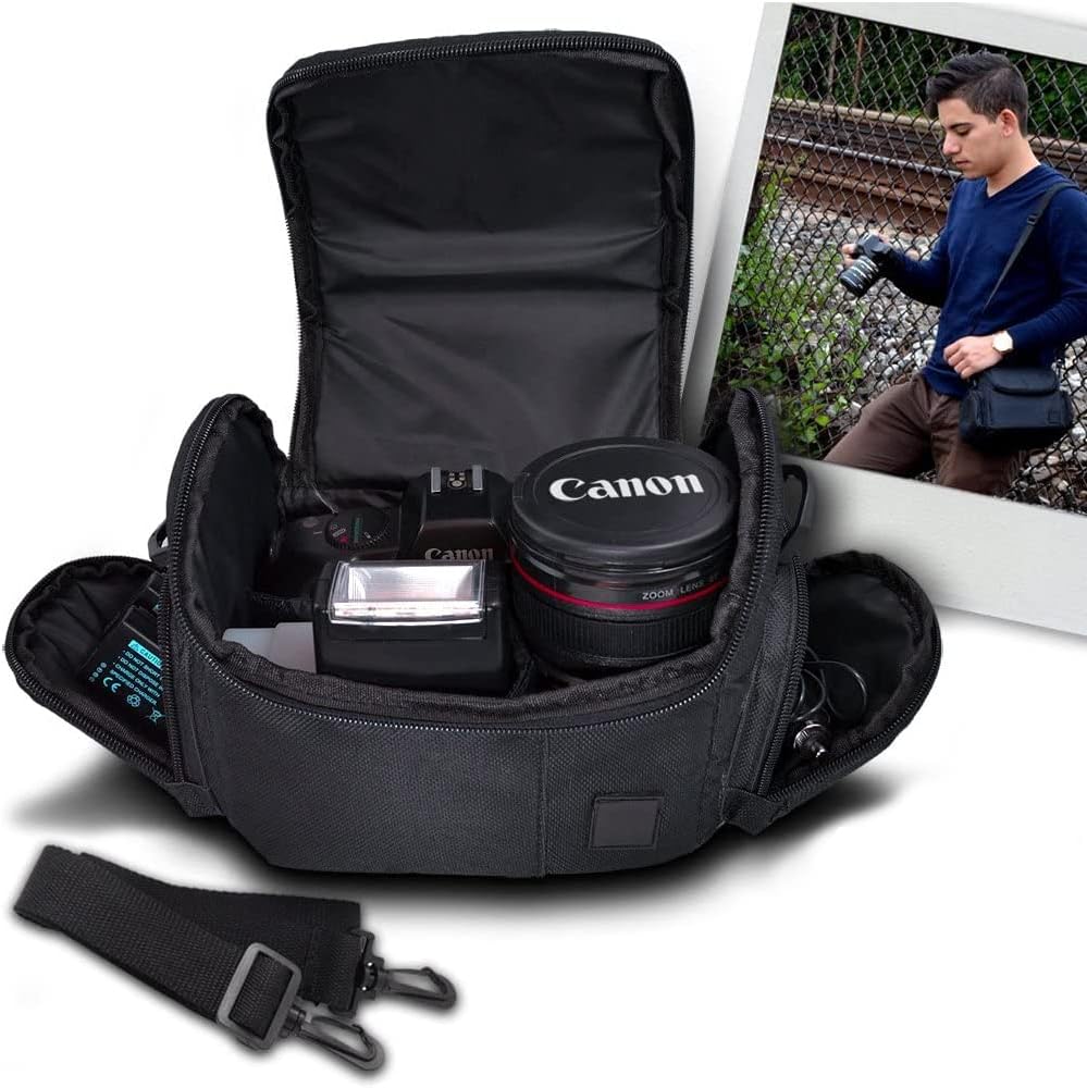 Amazon.com : Large Digital Camera / Video Padded Carrying Bag / Case ...