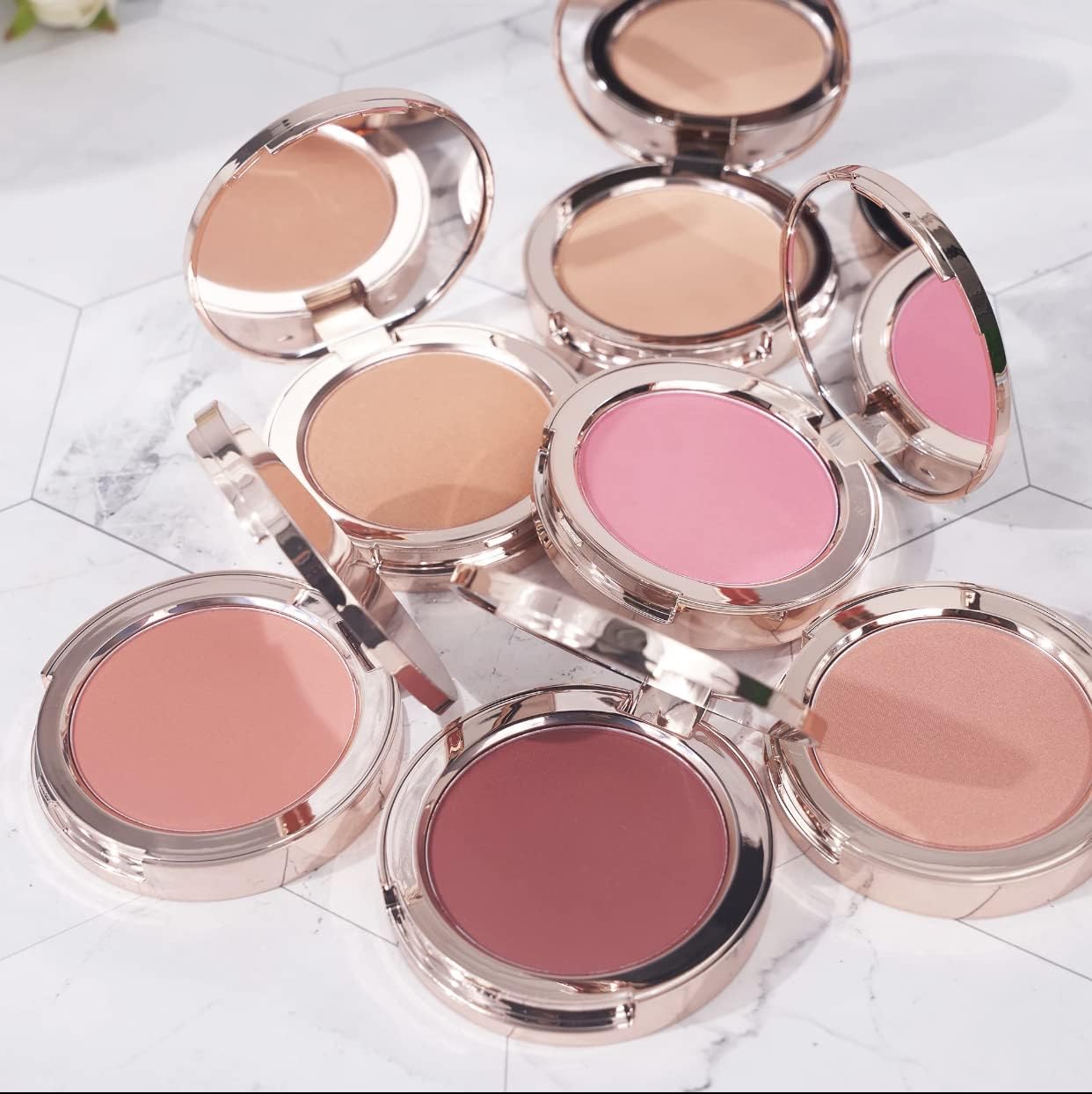 Magical Glowing Blushers for Cheeks Makeup, Unique Multi-Colored Glow ...