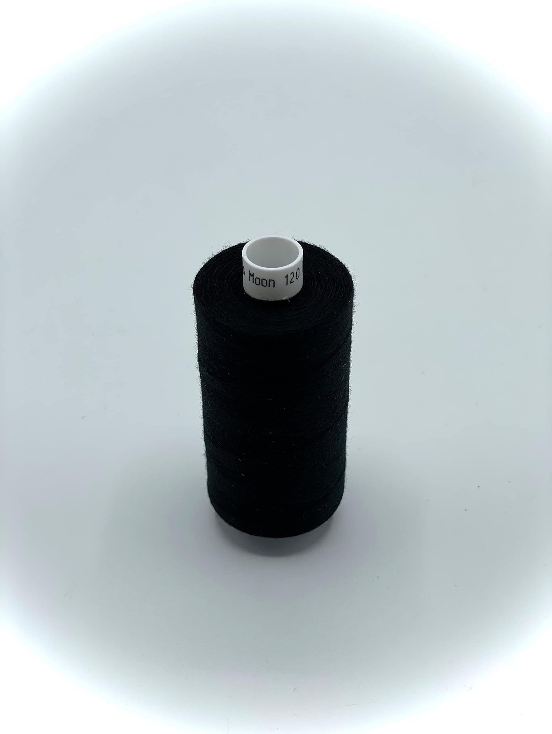 Korbond 320m Sewing Thread –2 x 160m Spools - Black Polyester – Hand ...