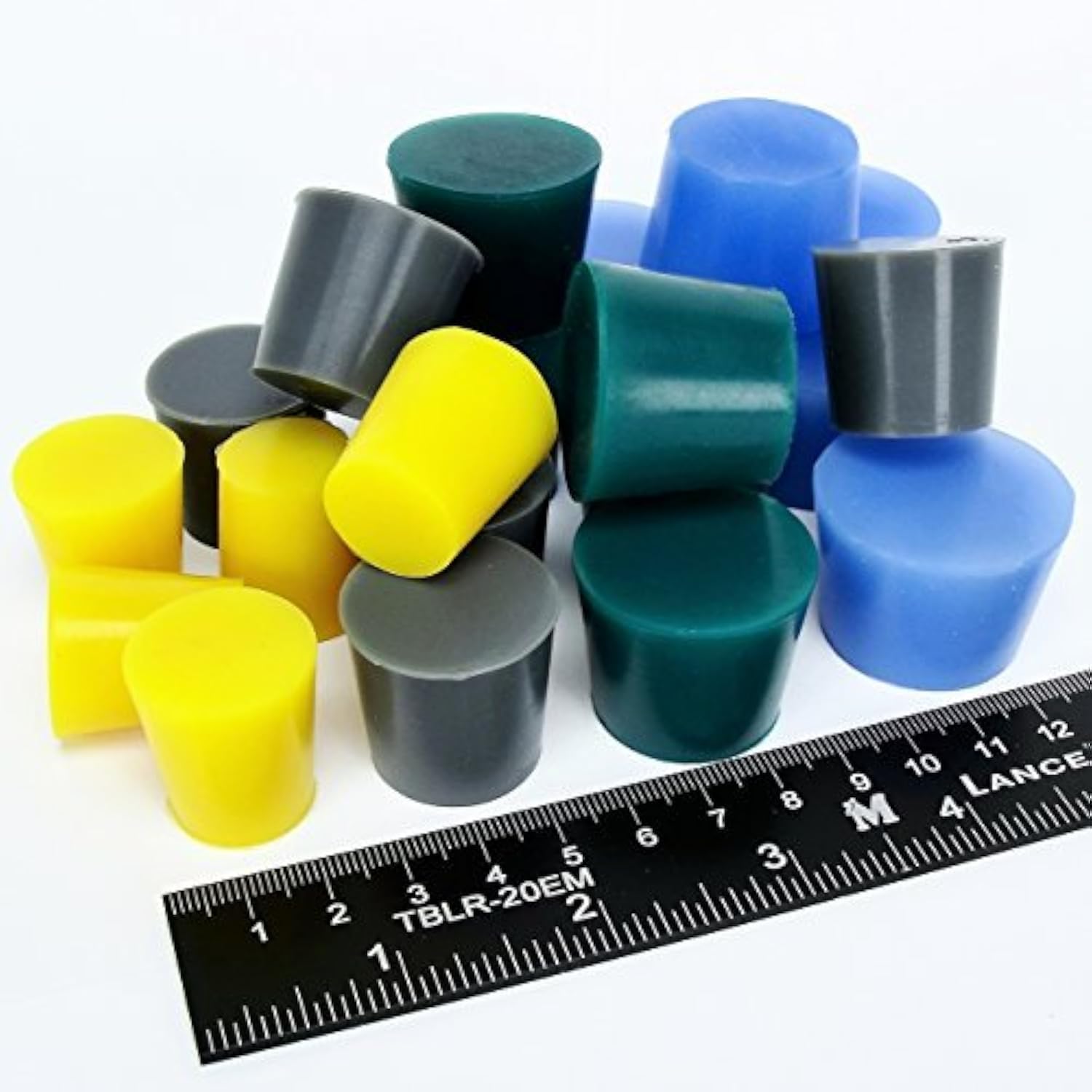 Amazon.com: 25 Piece 3/8" X 9/16" High Temp Silicone Rubber Tapered ...