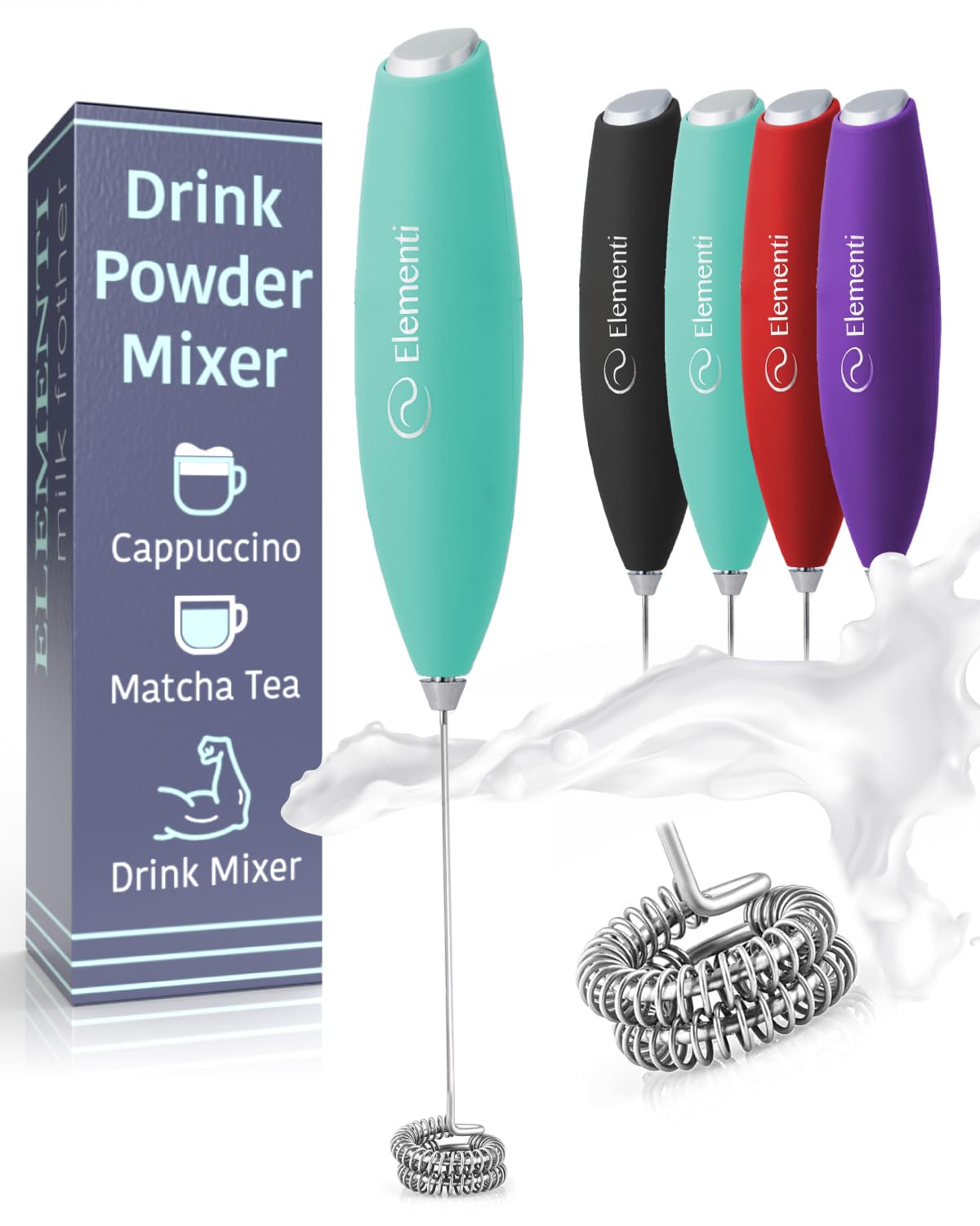Amazon.com: Elementi Electric Stirrer for Powder Drinks - Protein ...
