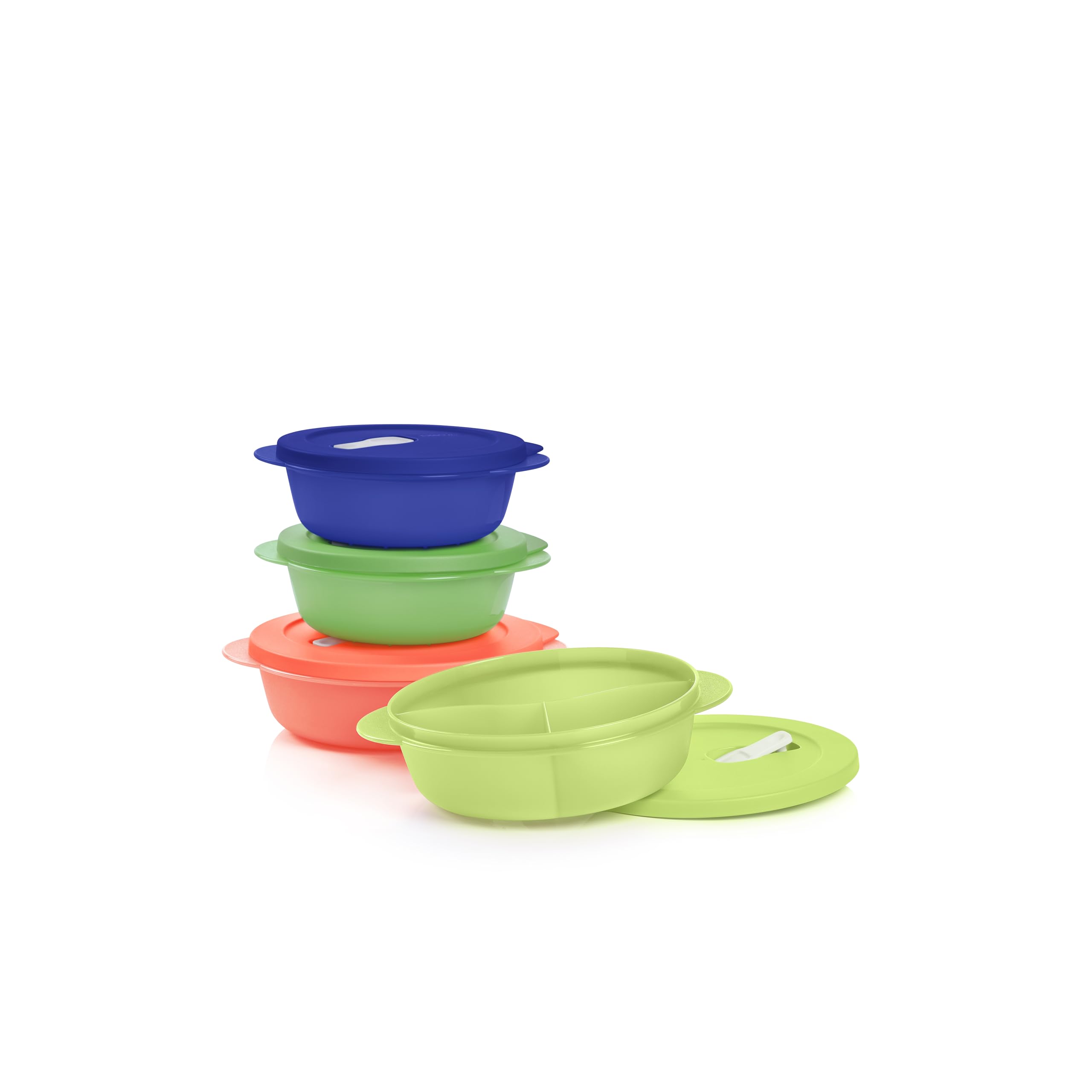 Amazon.com: Tupperware CrystalWave PLUS 4 Piece Round Food Storage ...
