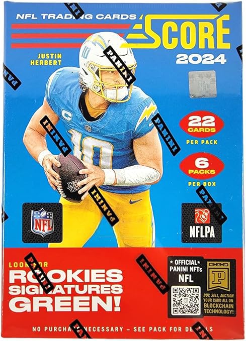 For Sale 2024 Panini NFL Score Football Trading Card Blaster Box Score ...