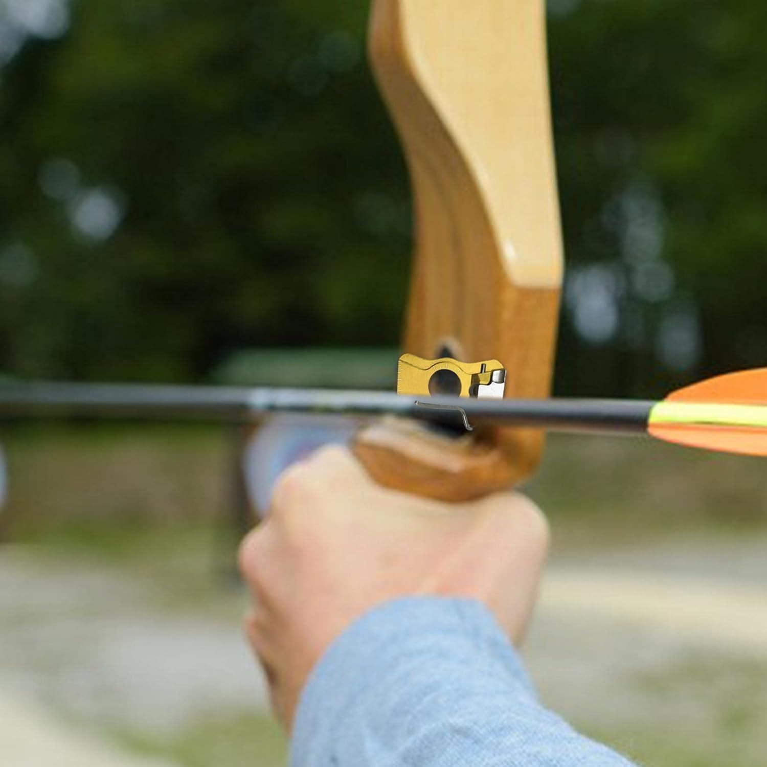 CALADNIS Metal Archery Recurve Bow Rest for Targeting Outdoor Accessory ...