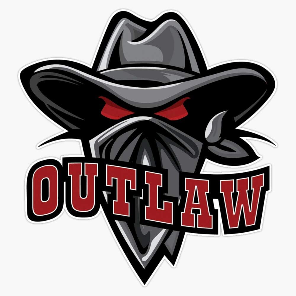 Amazon.com - Outlaw Vinyl Waterproof Sticker Decal Car Laptop Wall ...