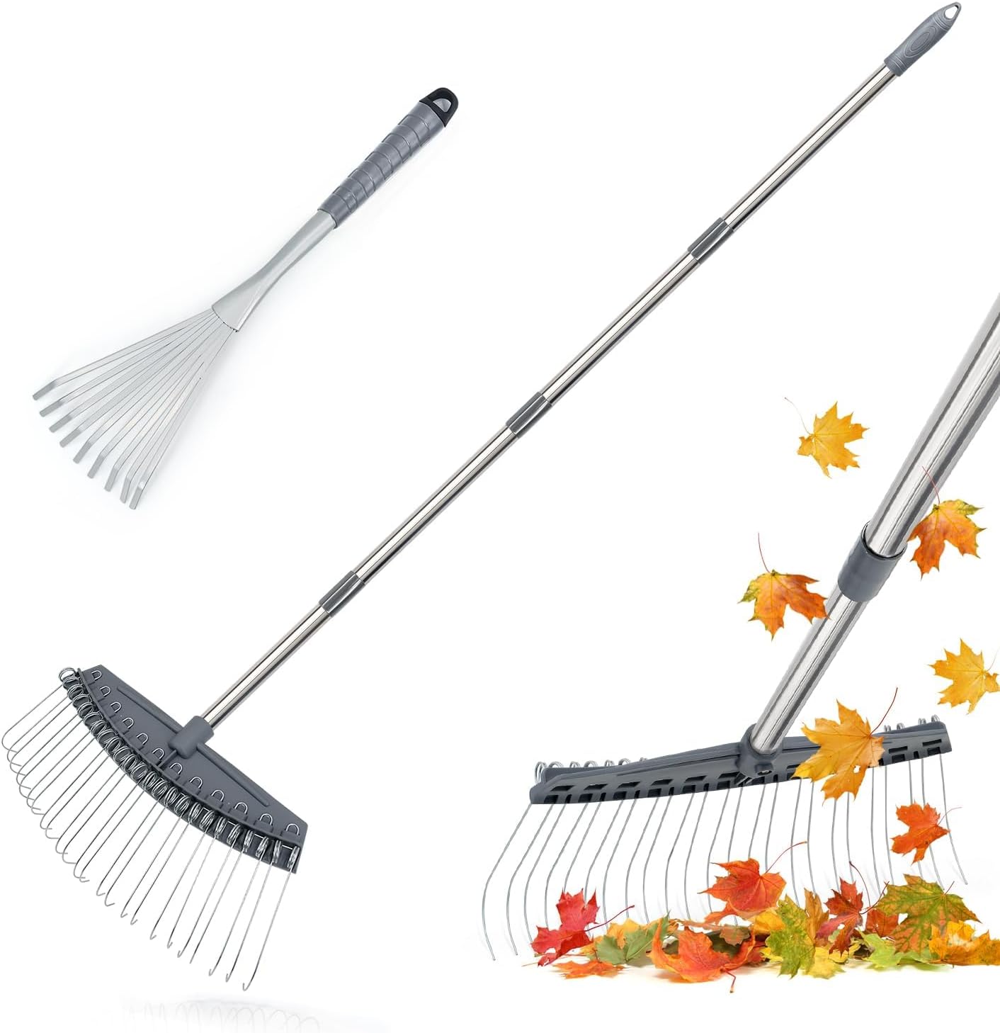 Green Blade BB-GR103 16-Prong Metal Garden Rake : Amazon.co.uk: Garden