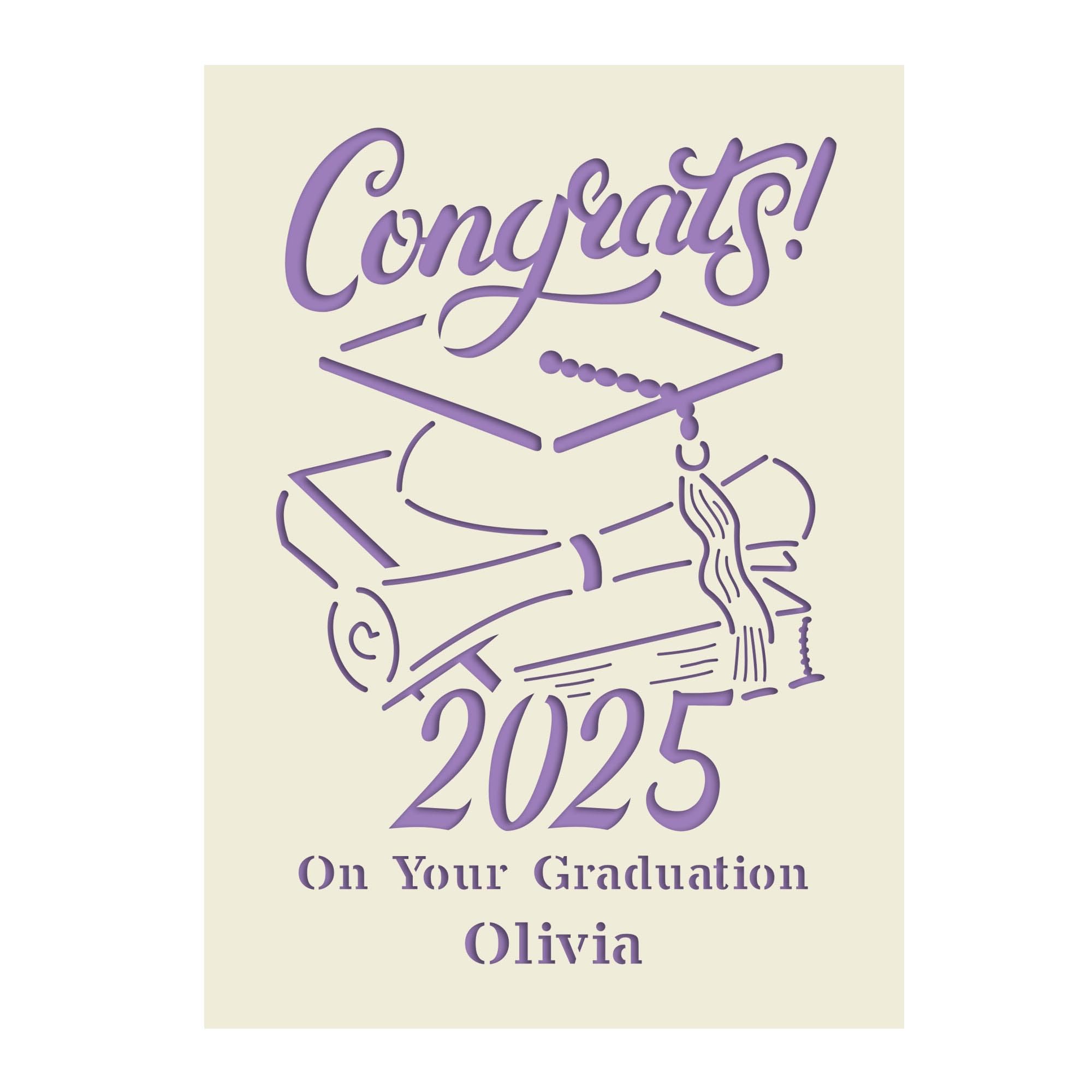 Amazon.com : Personalized Graduation Cards Greeting Cards Class of 2025 ...