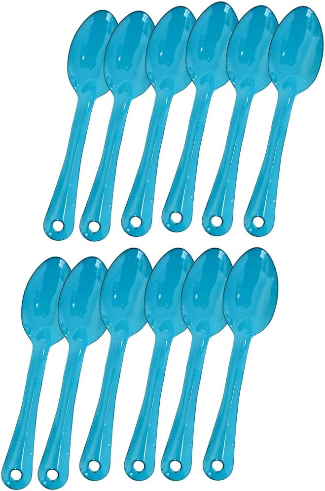 Amazon.com: Enamel Turquoise blue Spoon - Cuchara Turqueza Azul de ...