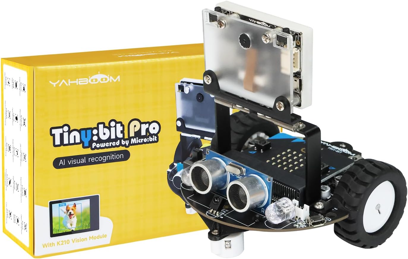 Amazon | Yahboom Microbit ロボット グラフィカルプログラミング【正規代理店】Makecode STEM教育AI視覚 ...