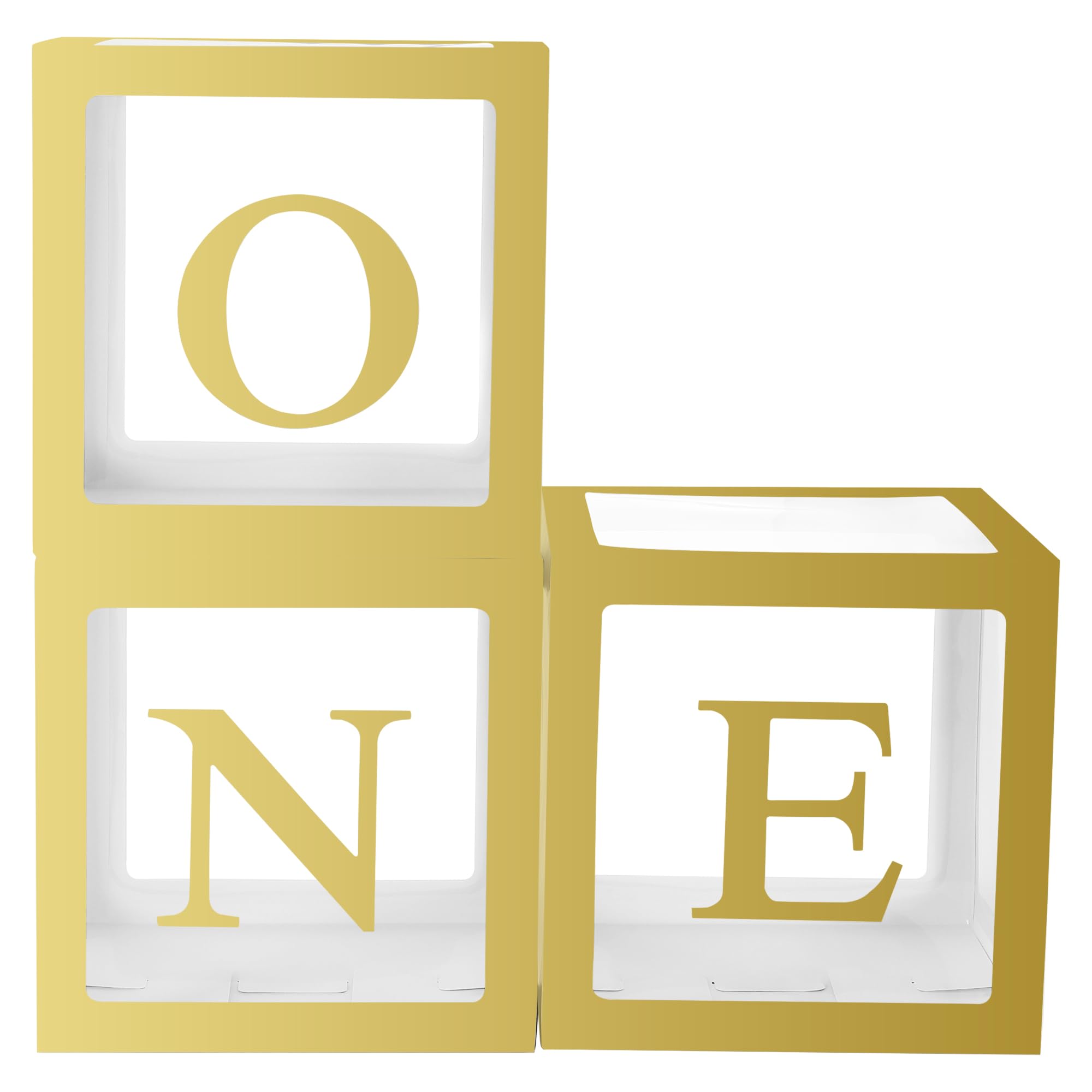 Amazon.com: HPLYEL One Boxes for 1st Birthday, 3PCS Balloon Boxes ...