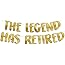 Amazon.com: Happy Retirement Party Decorations Kit - The Legend Has ...