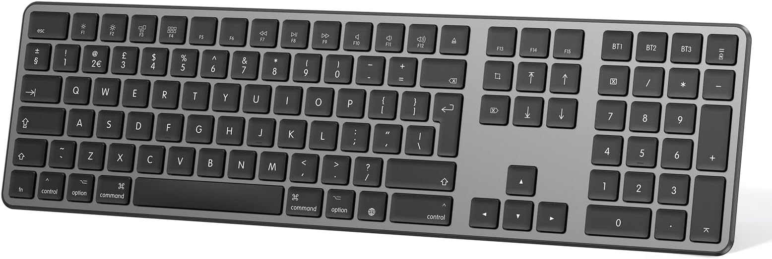 Apple Magic Keyboard with Numeric Keypad: Bluetooth, rechargeable ...