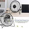 Amazon.com: USB Solar Powered Fan Mini Portable Air Conditioner Cooling ...