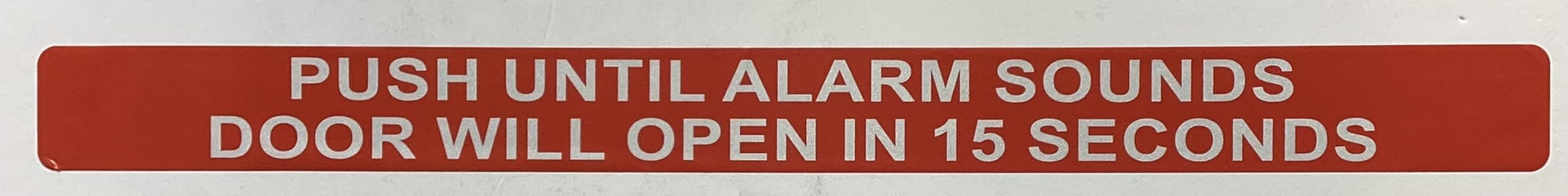 Amazon.com: 2PCS - Push Until Alarm Sounds Door Will Open in 15 Seconds ...