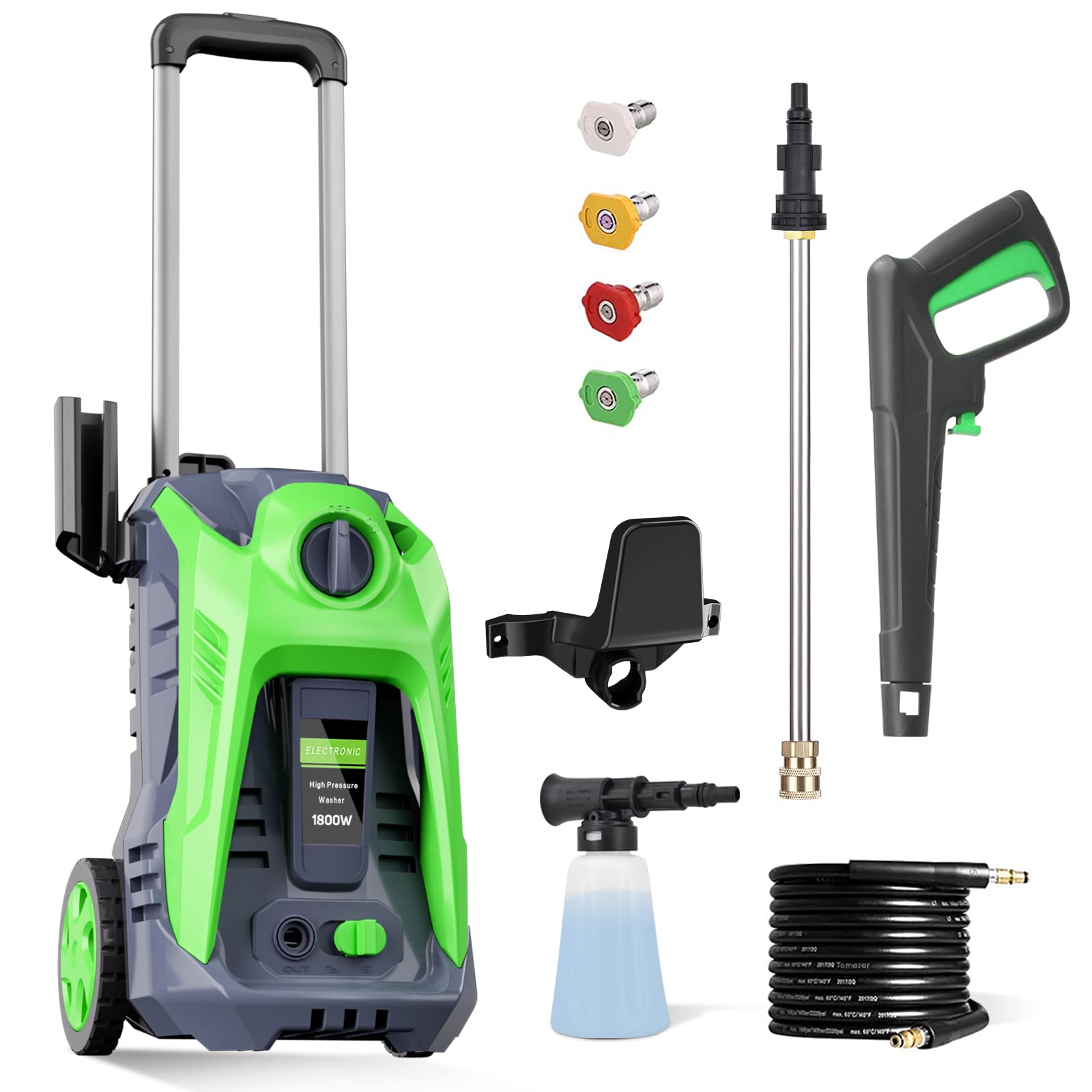 YANICHA Electric Pressure Washer 3000 PSI Power Washers Electric