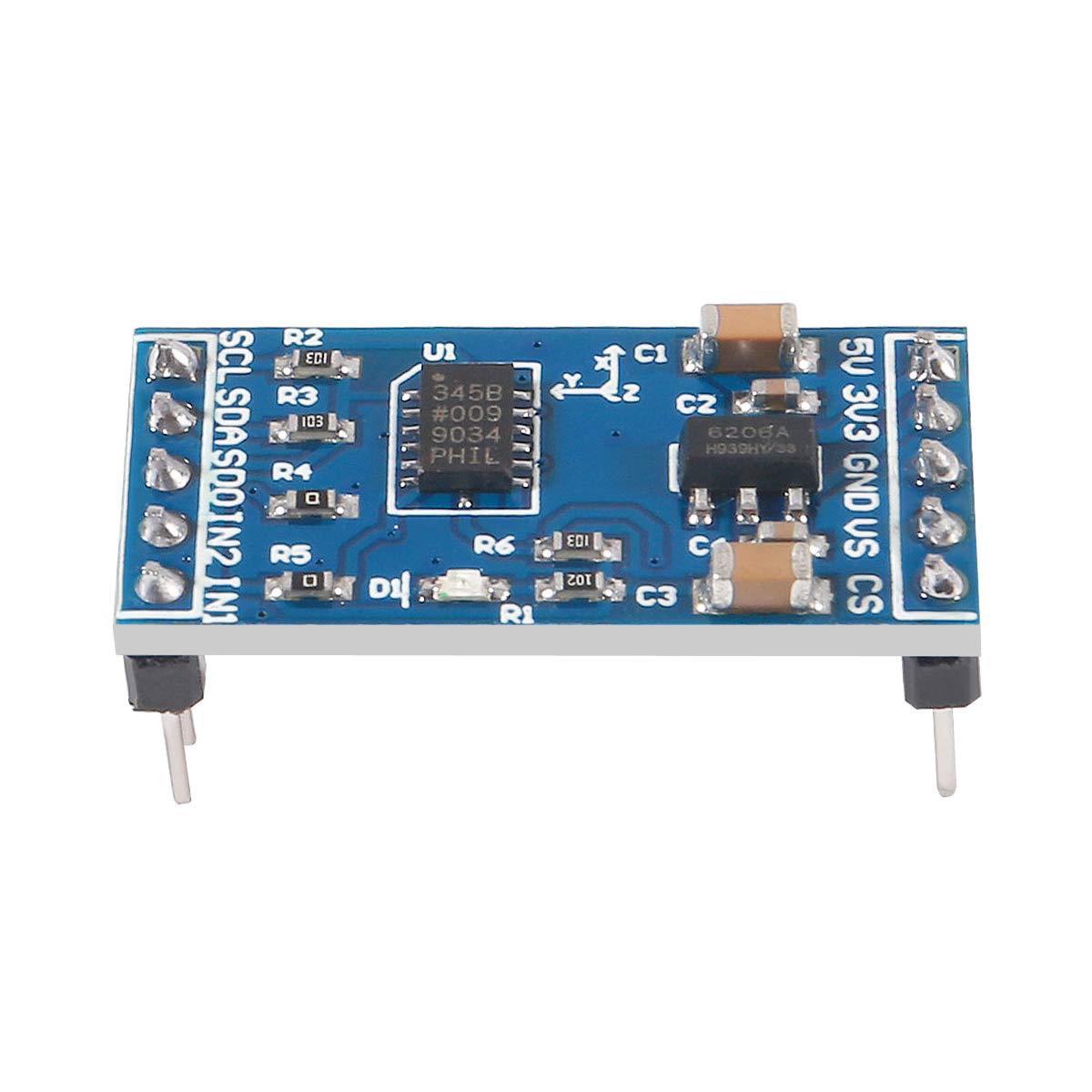 Snapklik.com : Dorhea 5PCS ADXL345 Digital Inclination Sensor Acceleration Module Digital Tilt ...